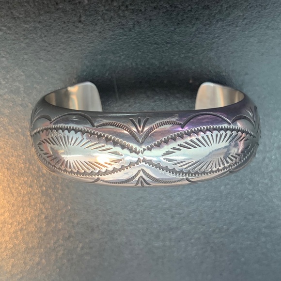 Albert Bighand | Jewelry | Vintage Albert Bighand Navajo Sterling ...